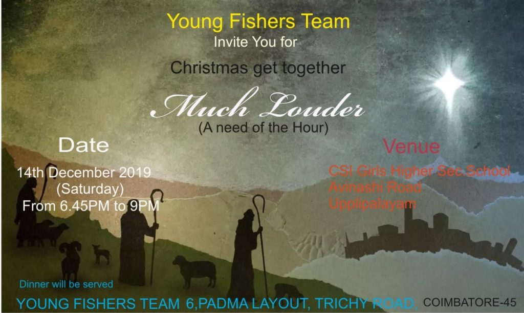CHRISTMAS GET TOGETHER 2019 - Young Fishers Team